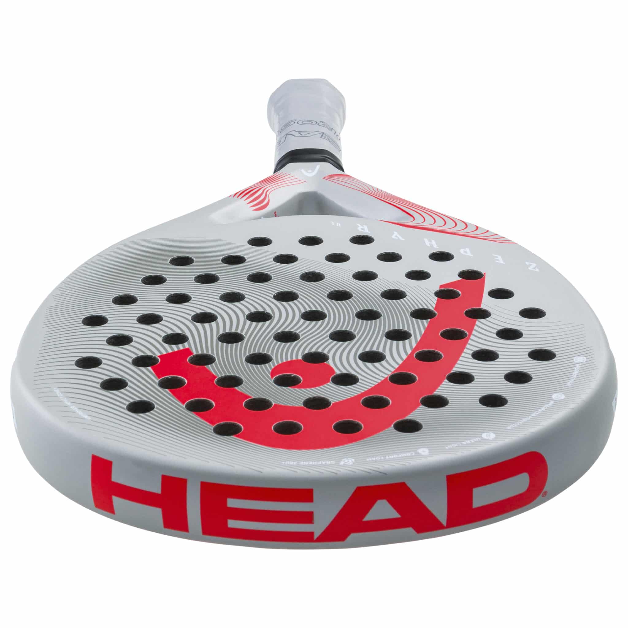 Head Zephyr UL Padel Racquet Grey/Red - Deportes Globalim