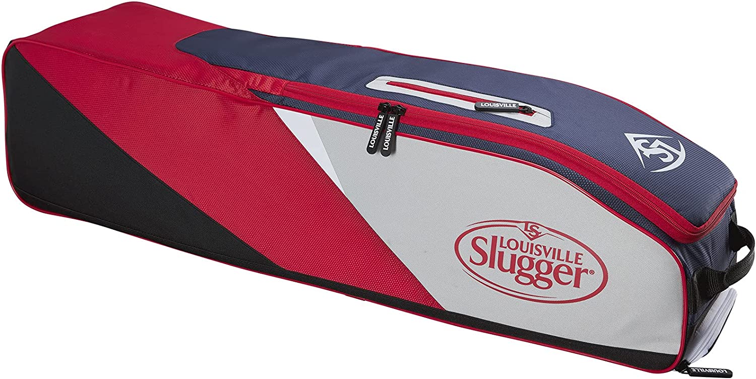 Louisville Slugger Genuine Wheeled Bag Red / Navy / Black - Deportes ...