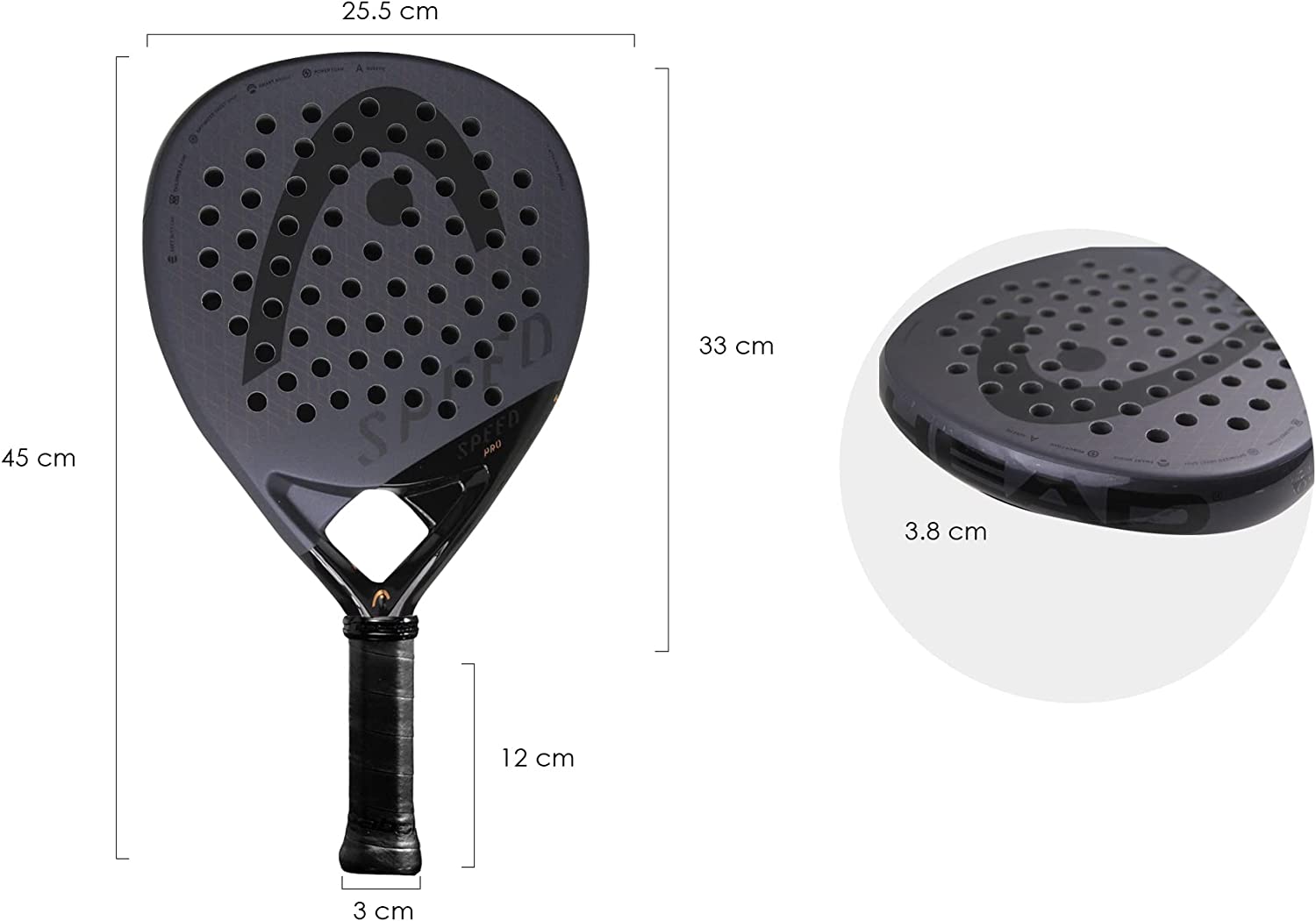 Head SPEED PRO Padel Racquet Paddle 2023 - Deportes Globalim