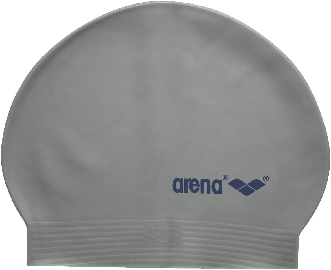 Arena Adult Unisex Soft Latex Swim Cap Gray - Deportes Globalim