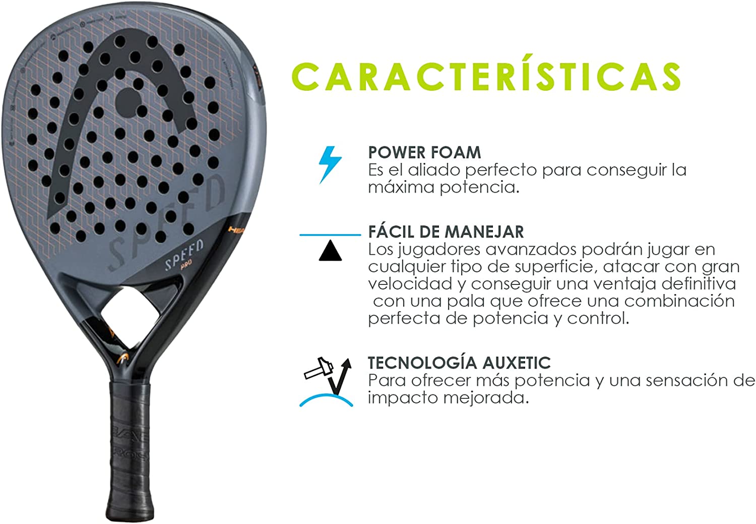 Head SPEED PRO Padel Racquet Paddle 2023 - Deportes Globalim