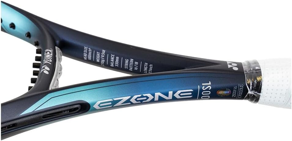 Yonex EZONE 100SL Sky Blue Tennis Racquet (7th Gen), Unstrung 270g Grip ...